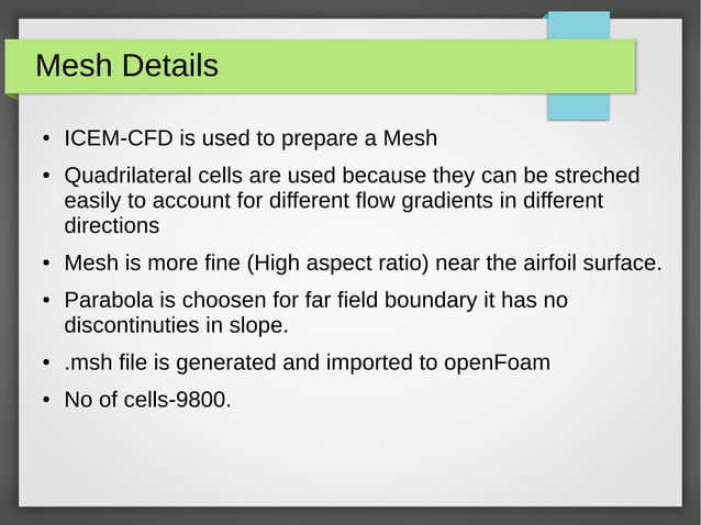 Openfoam Analysis Of Flow Over Aerofoil Pdf Technology And Computing