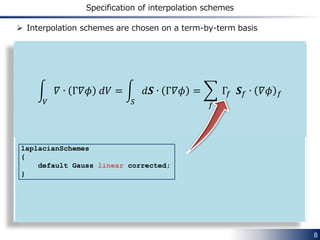 Spatial Interpolation Schemes in OpenFOAM | PDF