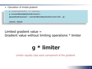 Limited Gradient Schemes in OpenFOAM | PDF