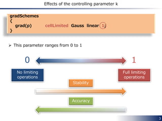 Limited Gradient Schemes in OpenFOAM | PDF