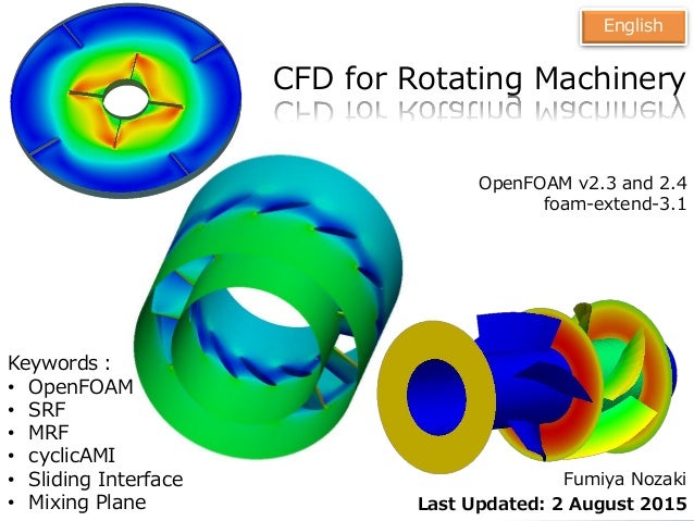 Cfd For Rotating Machinery Using Openfoam