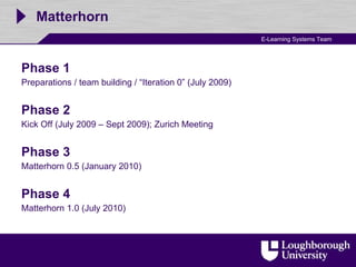 Introducing Matterhorn | PPT
