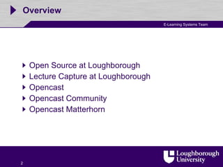 Introducing Matterhorn | PPT