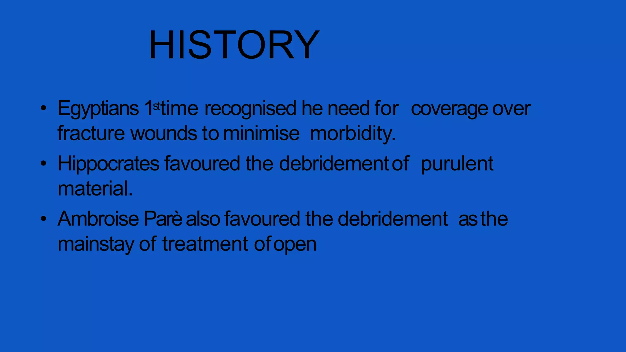 Open fracture management | PPTX