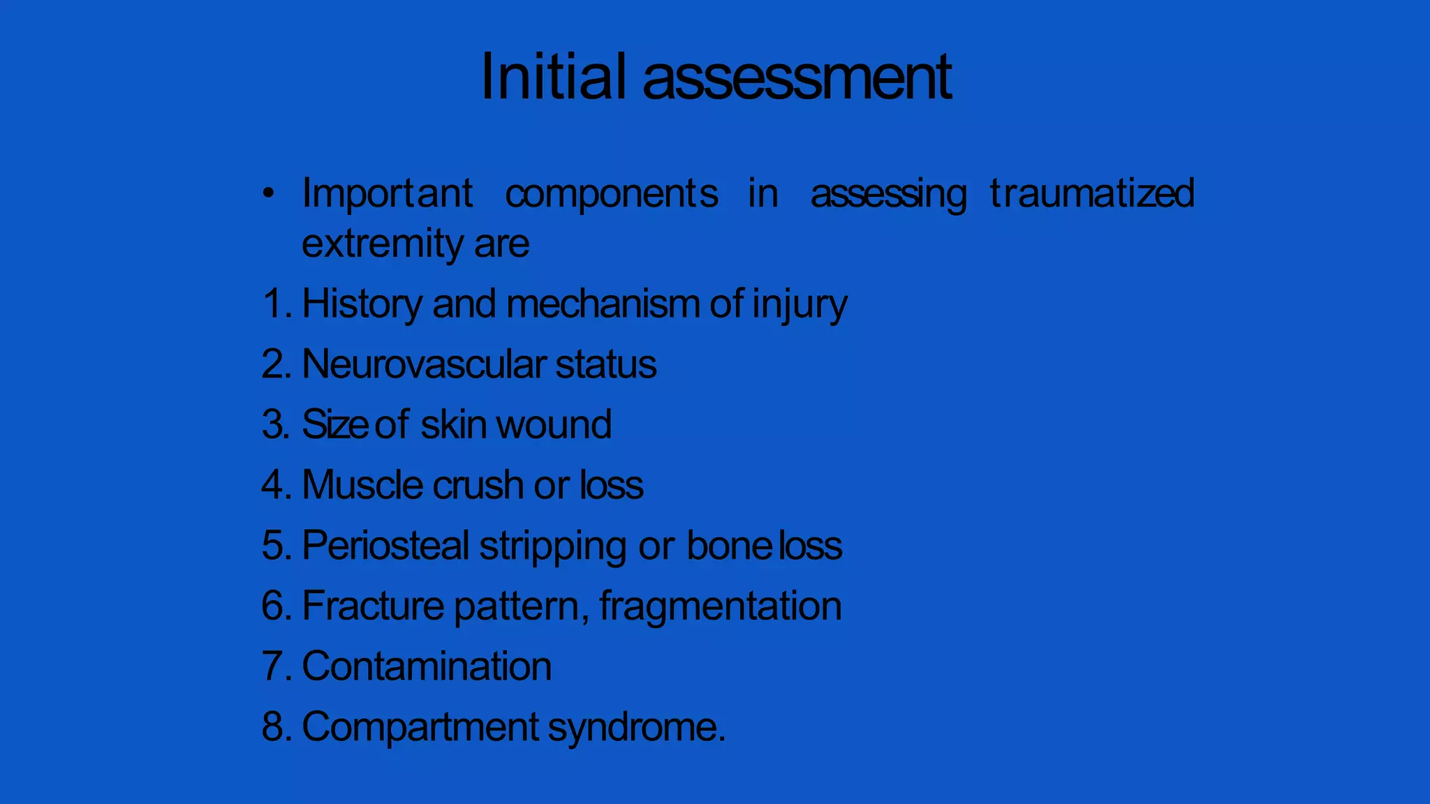 Open fracture management | PPTX