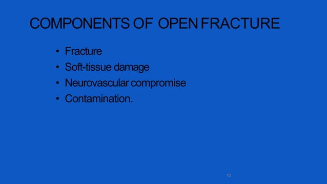 Open fracture management | PPTX