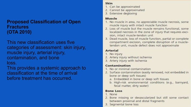 Open fracture management | PPTX