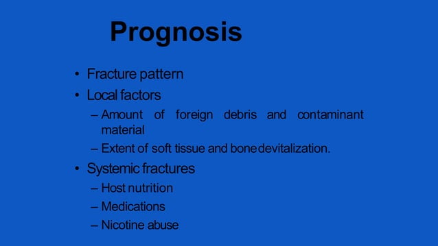 Open fracture management | PPTX