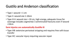 Open fracture | PPTX