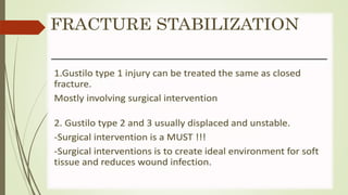 OPEN FRACTURE DEFINITION CLASSIFICATION MANAGEMENT.pdf