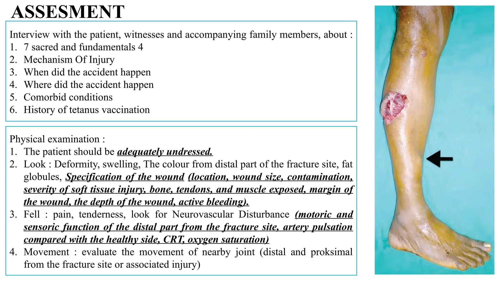 Open Fracture, materi orthopedi .pptx