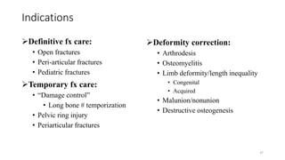 OPEN FRACTURE MANAGEMENT AND PRINCIPLE OF EXTERNAL FIXATION.pptx