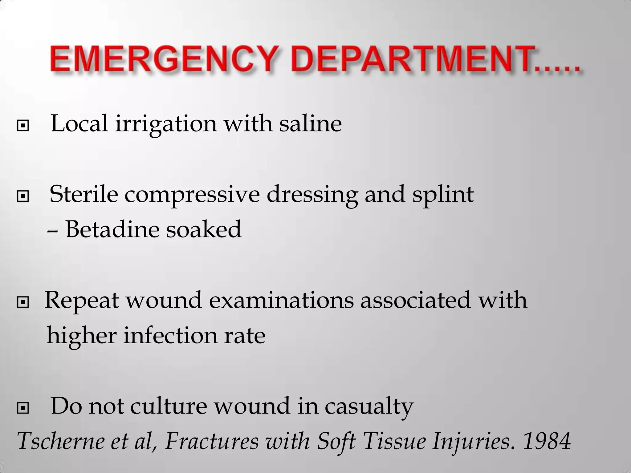 Managment of Open fractures | PPTX