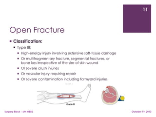 Open Fractures | PPTX
