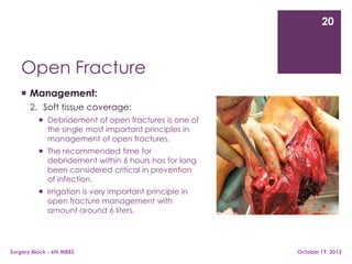 Open Fractures | PPTX