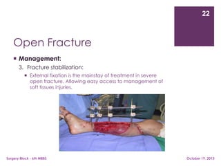 Open Fractures | PPTX