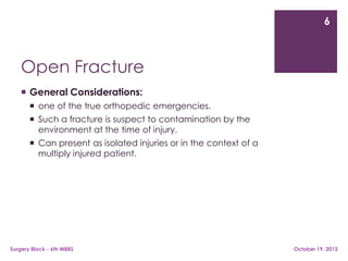 Open Fractures | PPTX