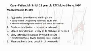Open fractures | PPTX