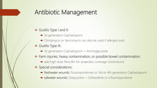 Open fractures | PPT