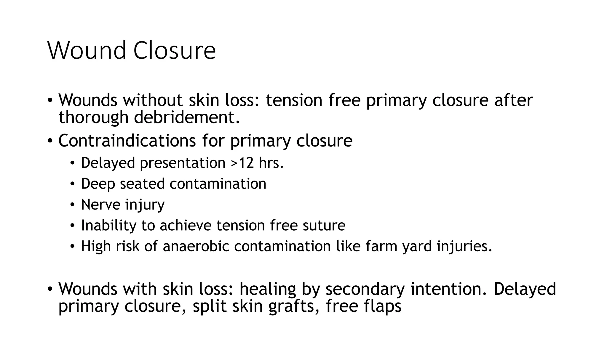 Management of Open Fractures and Pathological Fractures | PPTX