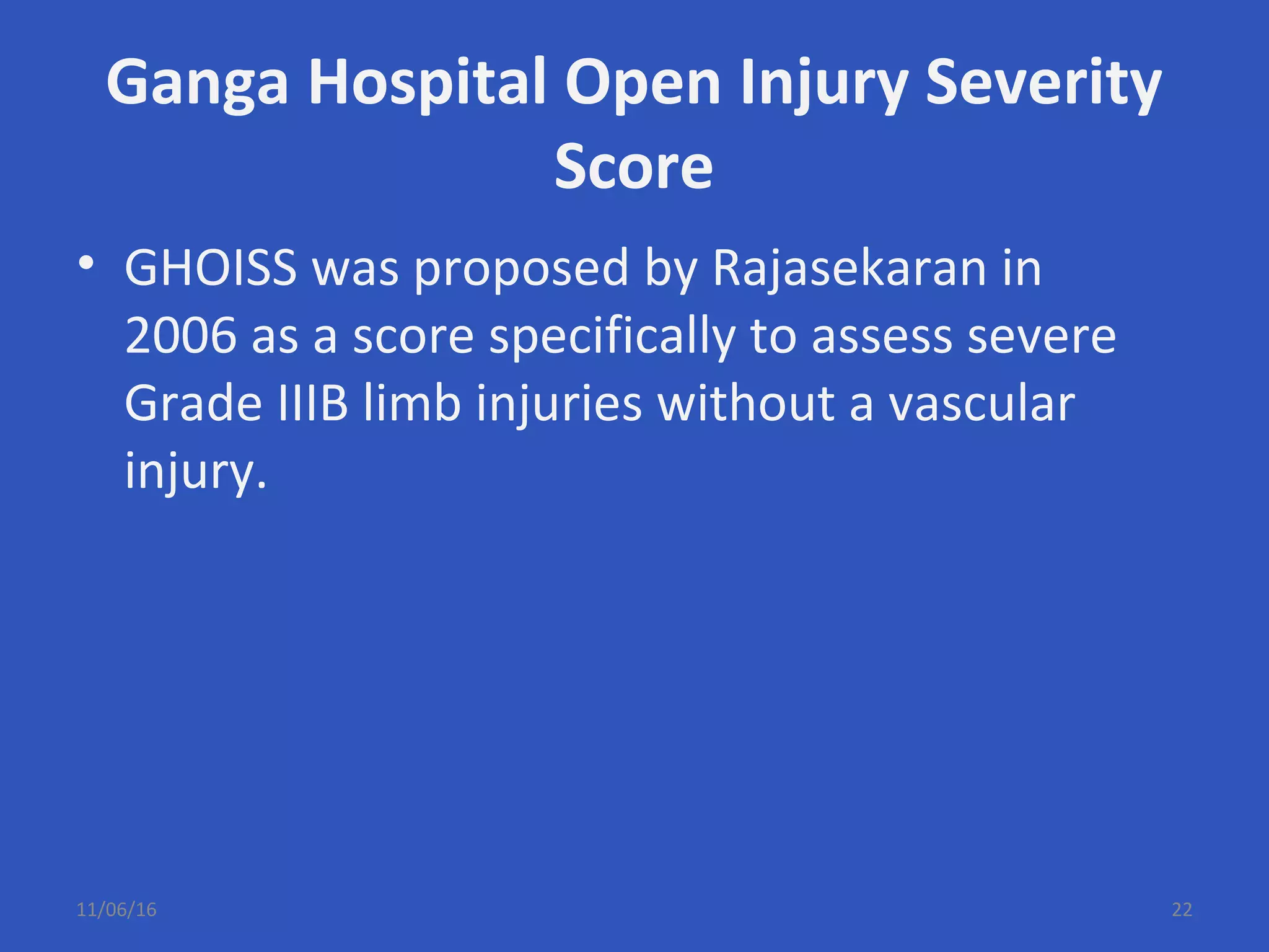 Open Fractures Classification and Management. | PPT