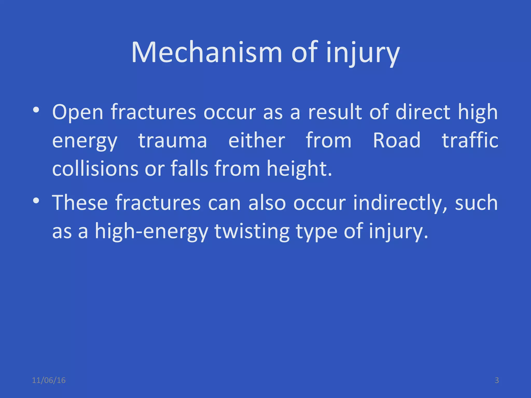 Open Fractures Classification and Management. | PPT