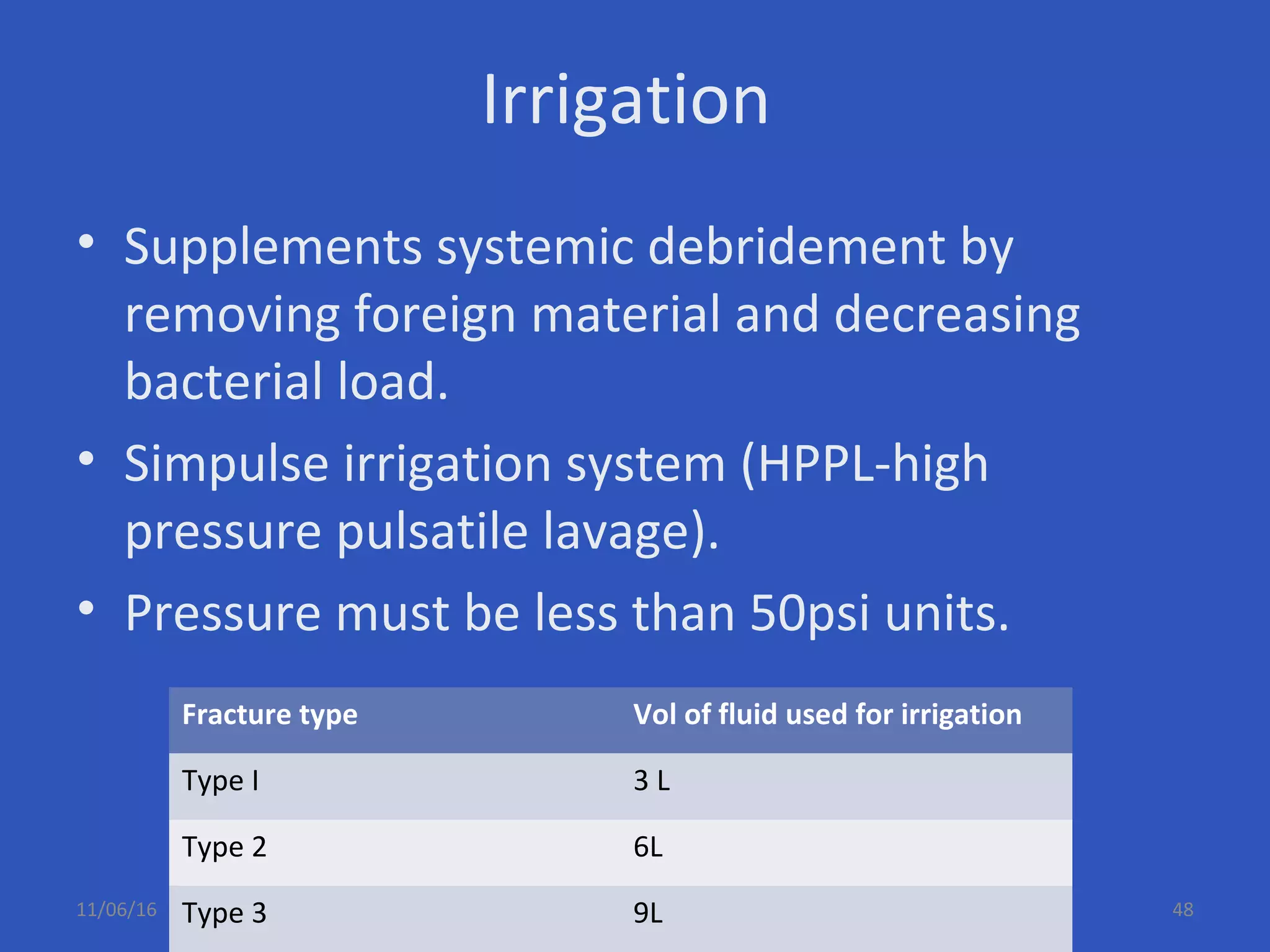 Open Fractures Classification and Management. | PPT