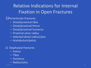 Open Fractures Classification and Management. | PPT