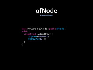 openFrameworks 007 - 3D | PPT