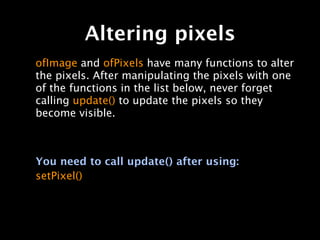 openFrameworks 007 - graphics | KEY