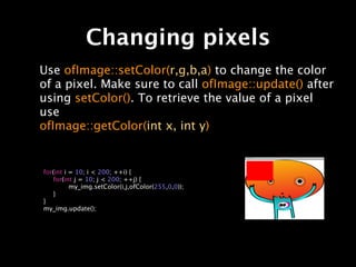 openFrameworks 007 - graphics | KEY