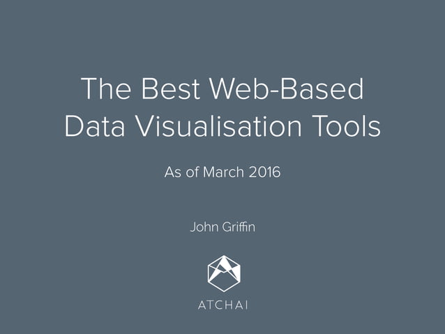 Best Web-based Data Visualization tools | PPT
