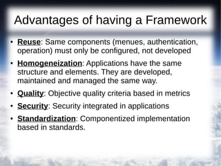 openFWPA: Open Framework for the Public Administration (2009) | PPT