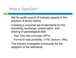 OpenGen Kick Off 062910 | PPT