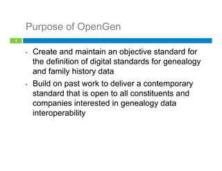 OpenGen Kick Off 062910 | PPT