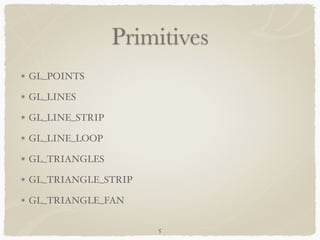 OpenGL Introduction | PPT