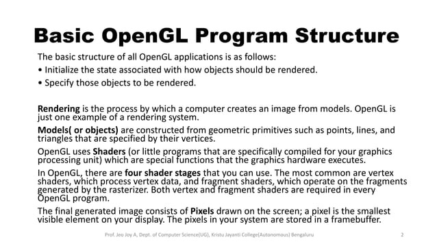 OpenGL | PPT