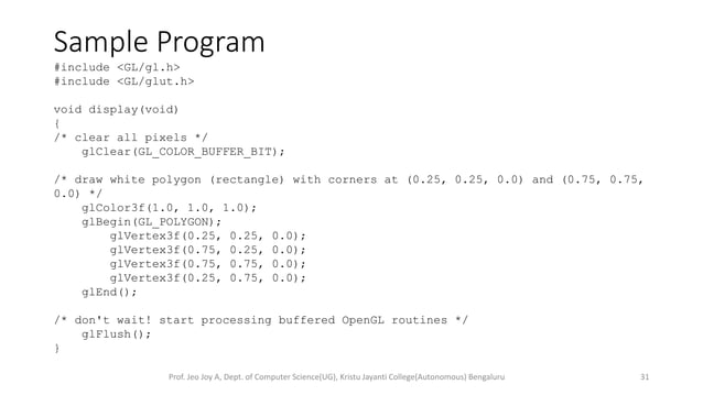 OpenGL | PPT