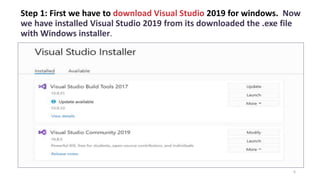 openGl configuration_in visual studio 2019.pptx