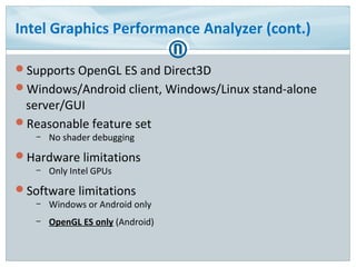 OpenGL (ES) debugging | PPT