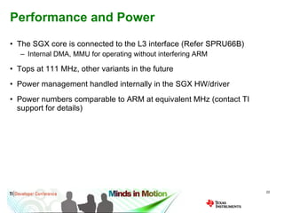 OpenGL ES based UI Development on TI Platforms | PPT