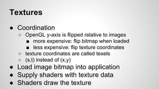 OpenGL ES on Android | PPT
