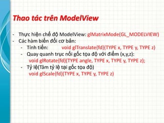 Open gl introduction | PPTX