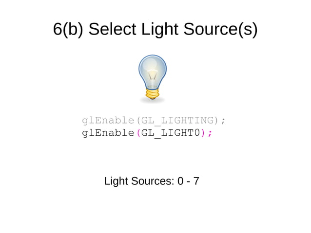 Opengl Lighting Basic | ODP