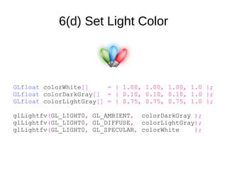 Opengl Lighting Basic | ODP