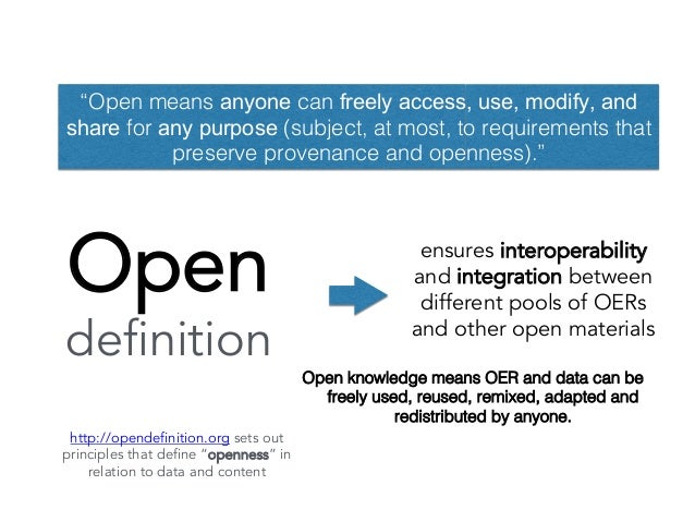 A Framework for improving the effectiveness of the Openness in OER Re…