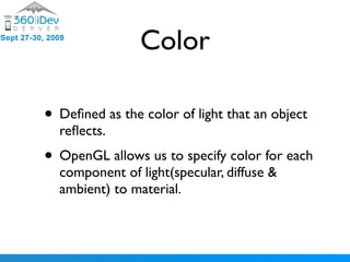Getting Started with OpenGL ES | PPT