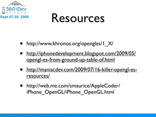 Getting Started with OpenGL ES | PPT