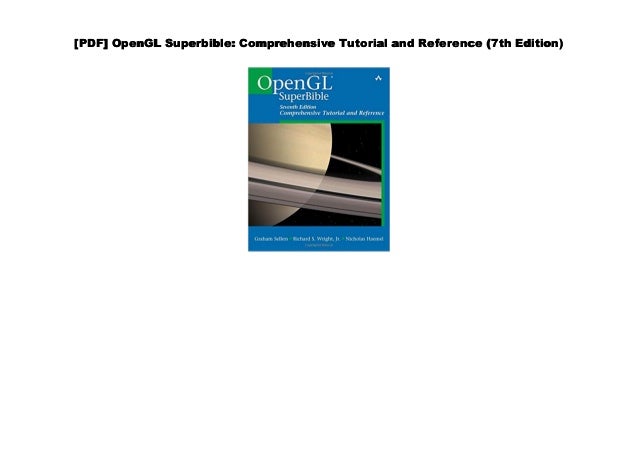 Pdf Opengl Superbible Comprehensive Tutorial And Reference 7th Edition