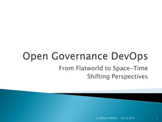 Open governance dev ops | PPTX